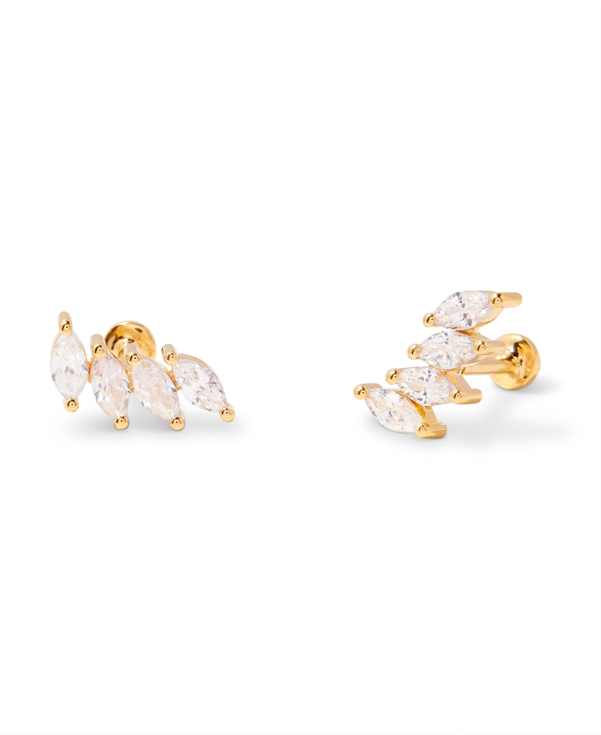 Click here for brook & york Zola Four Marquise Flat Back Earring... prices