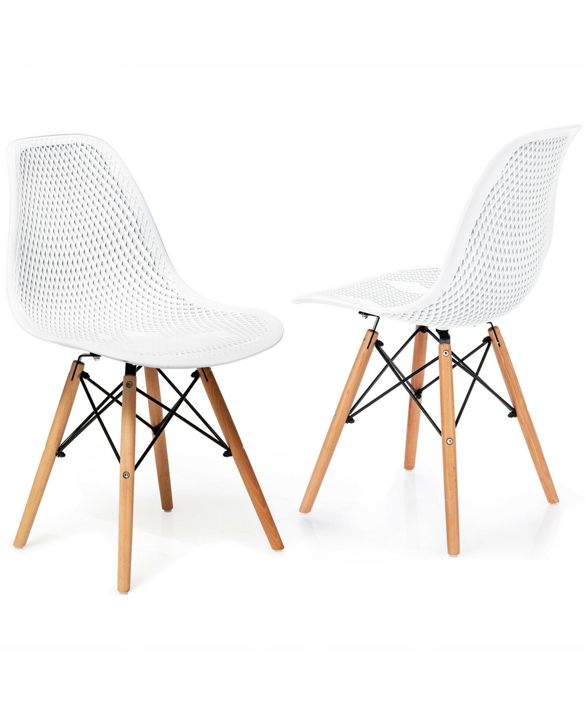 Click here for Gymax 2PCS Modern Dsw Dining Chair Office Home w/... prices