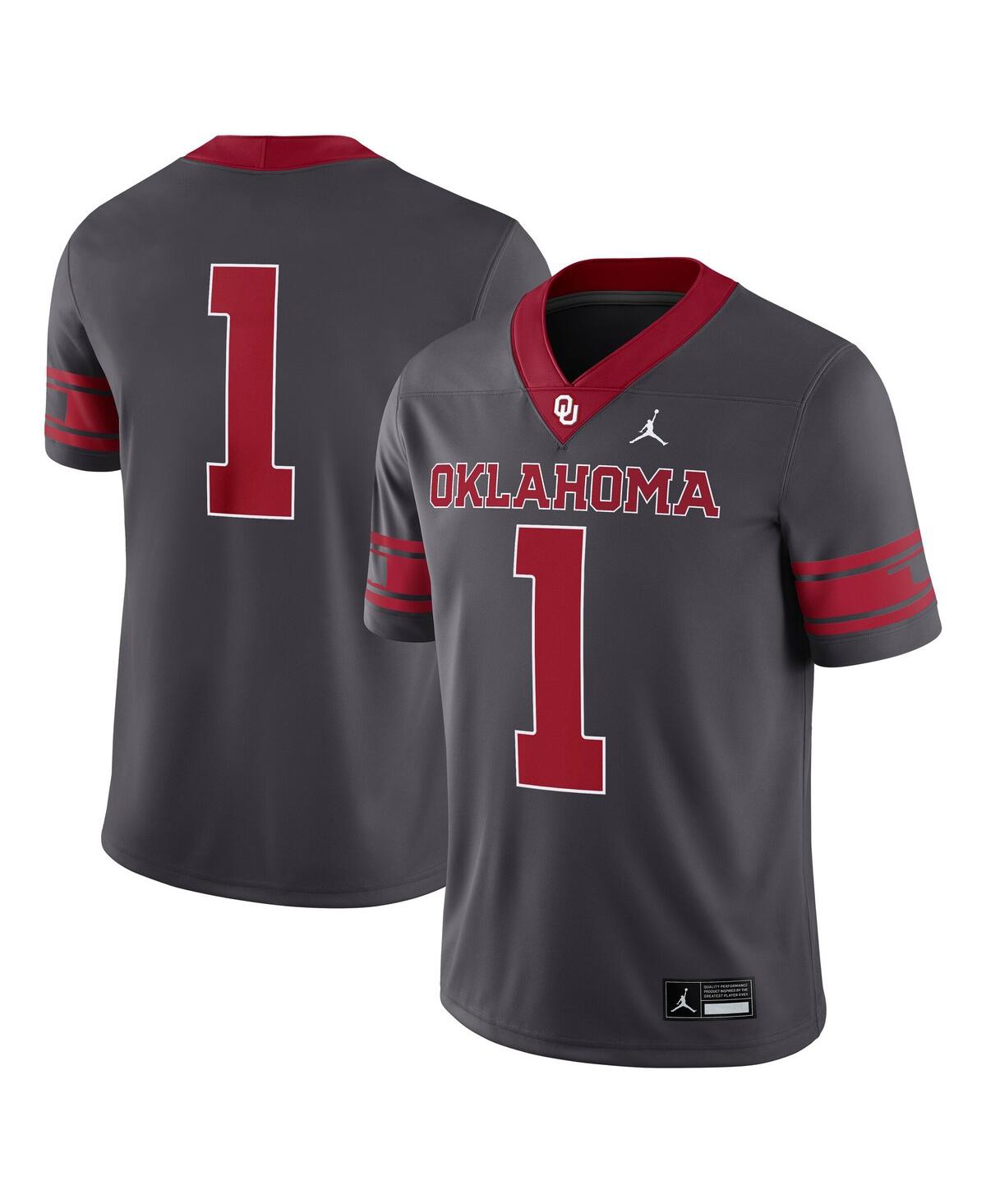 Click here for Jordan Mens 1 Anthracite Oklahoma Sooners Alternat... prices