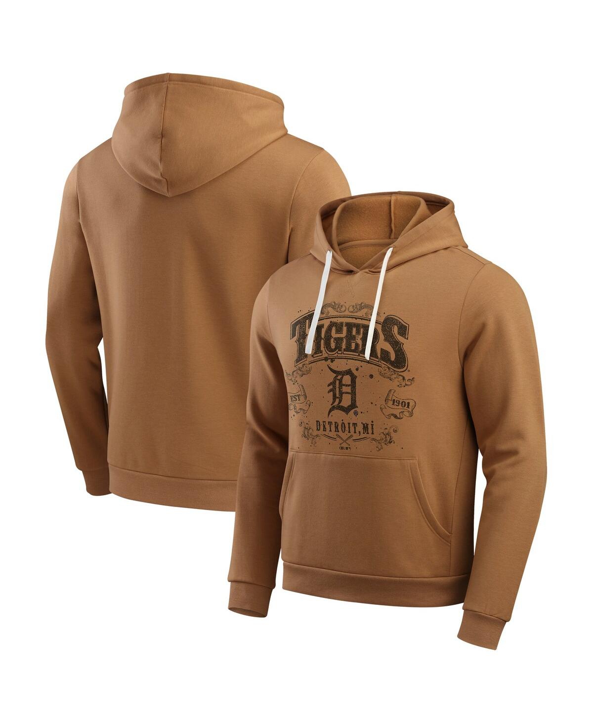 Click here for Fanatics Mens Tan Detroit Tigers Camp Fleece Pullo... prices