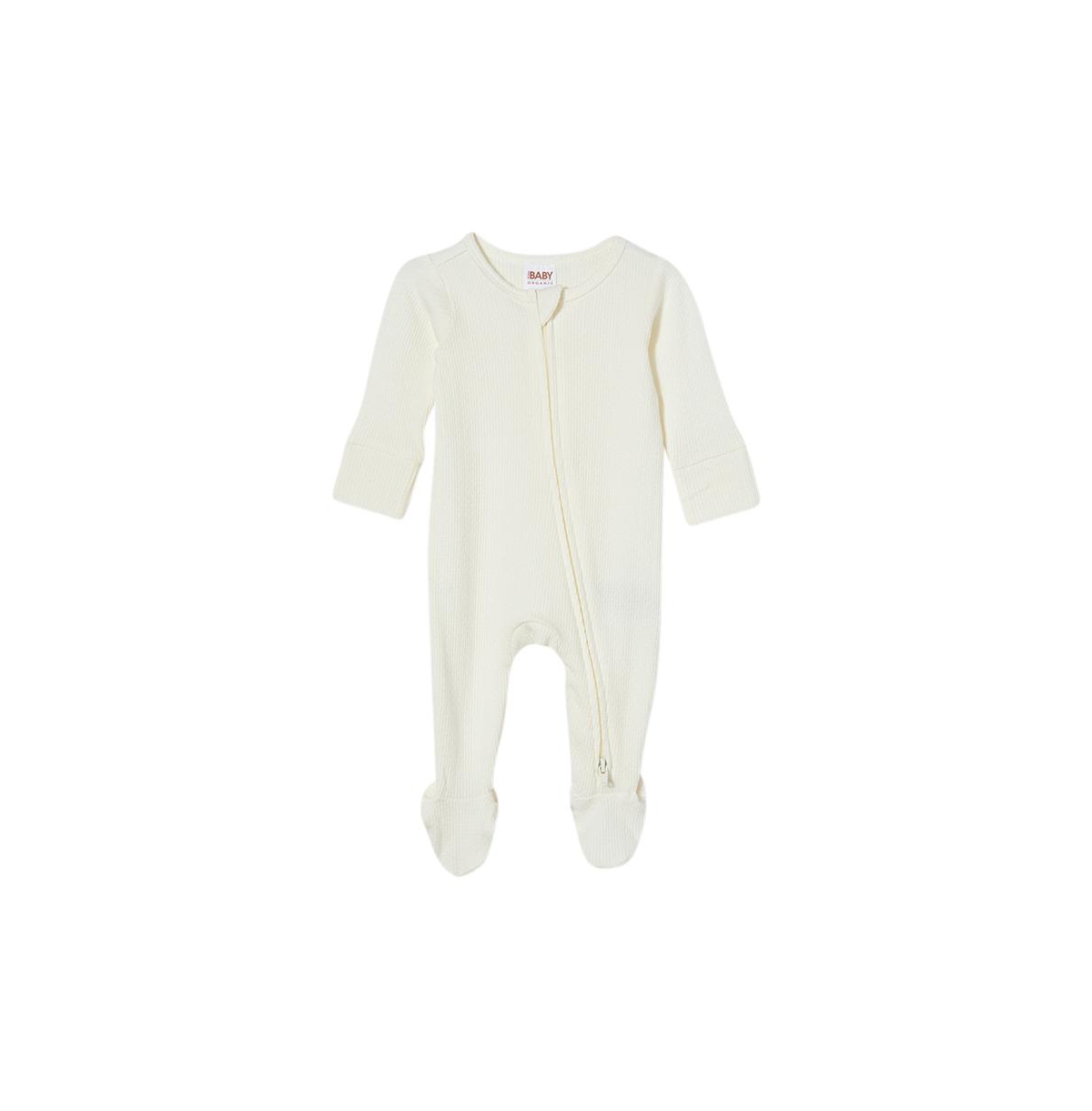 Click here for Cotton On Baby Boys Pointelle Zip All In One Rompe... prices