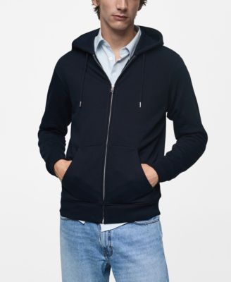 Mango Men's Cotton Zip-Up Hoodie - Macy's