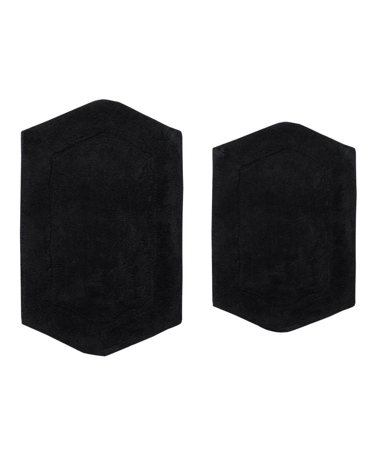 Click here for Home Weavers Waterford 2-Pc. Bath Rug Set - Black prices