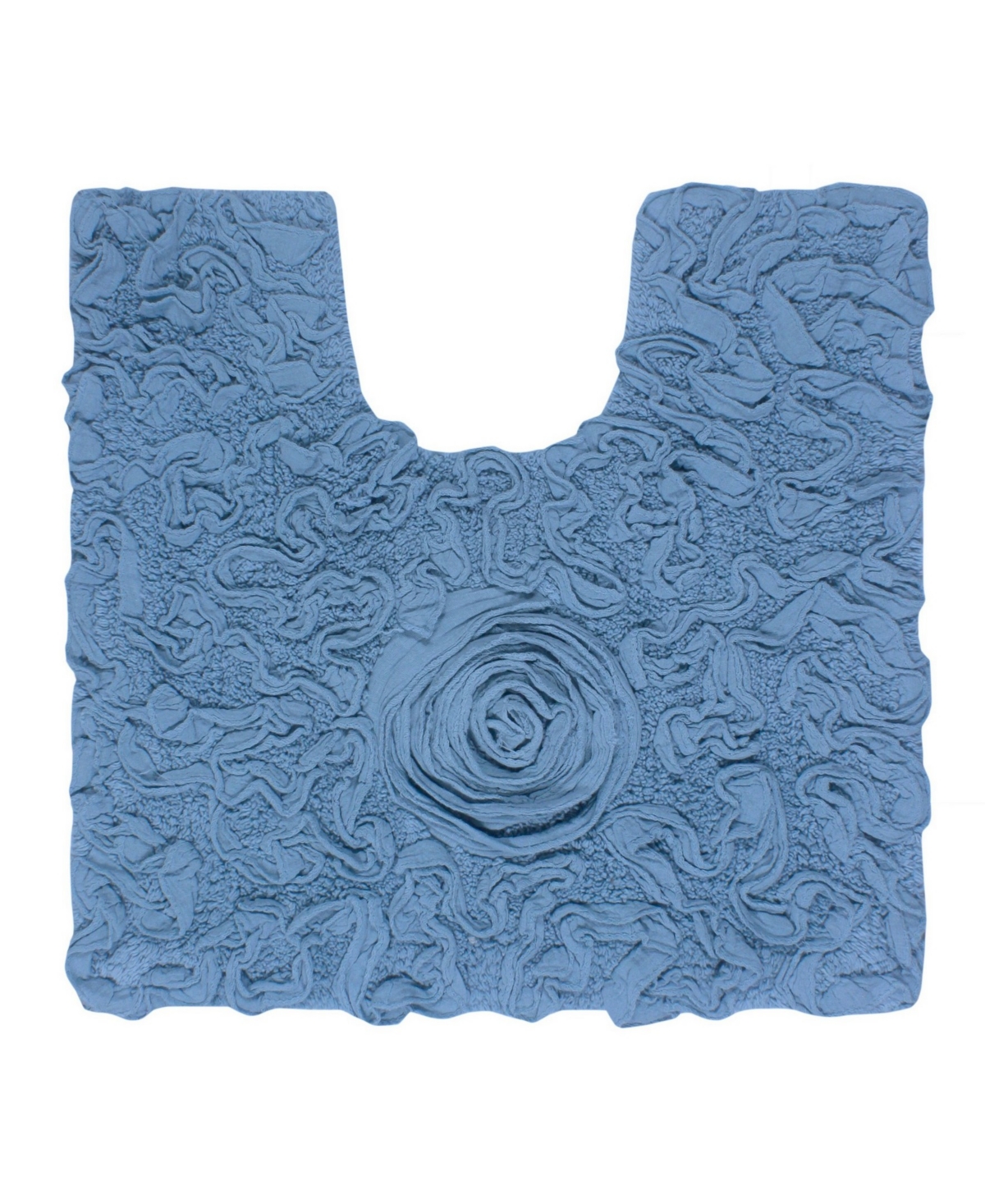 Click here for Home Weavers Bell Flower Bath Rug  20 x 20 - Sky B... prices