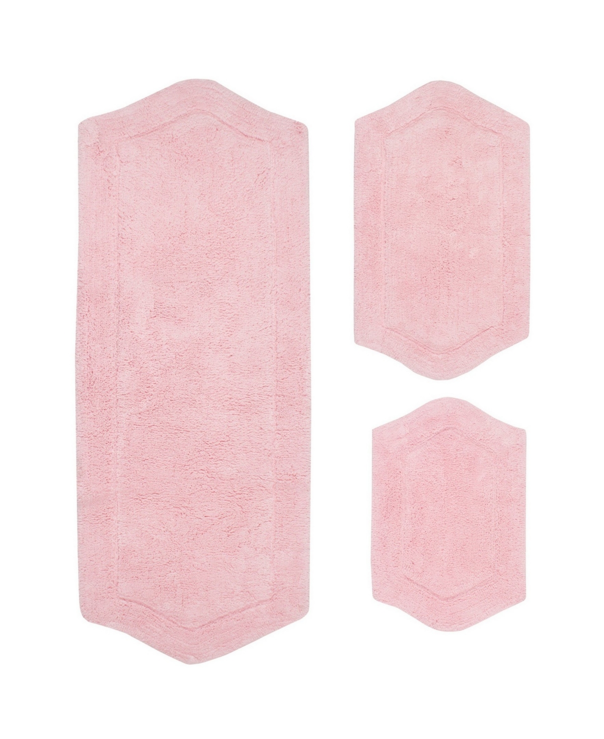 Click here for Home Weavers Waterford 3-Pc. Bath Rug Set - Pink prices