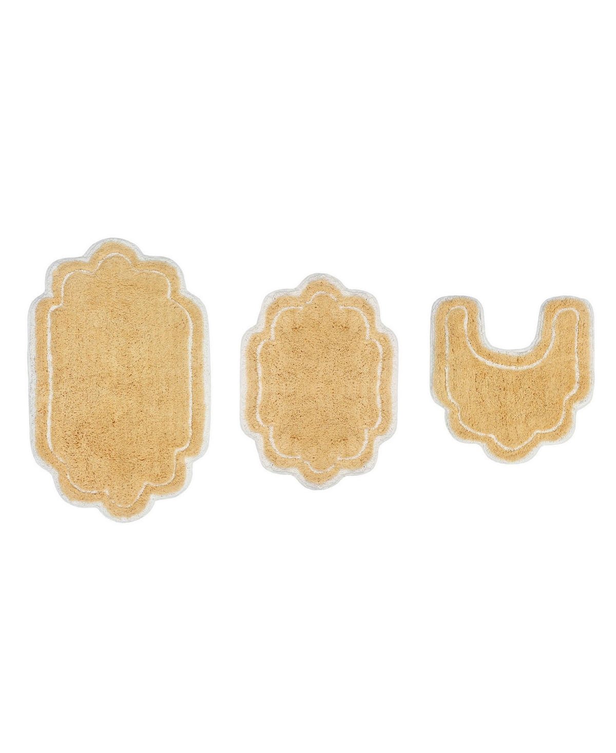 Click here for Home Weavers Allure Bathroom 3-Pc. Bath Rug Set -... prices