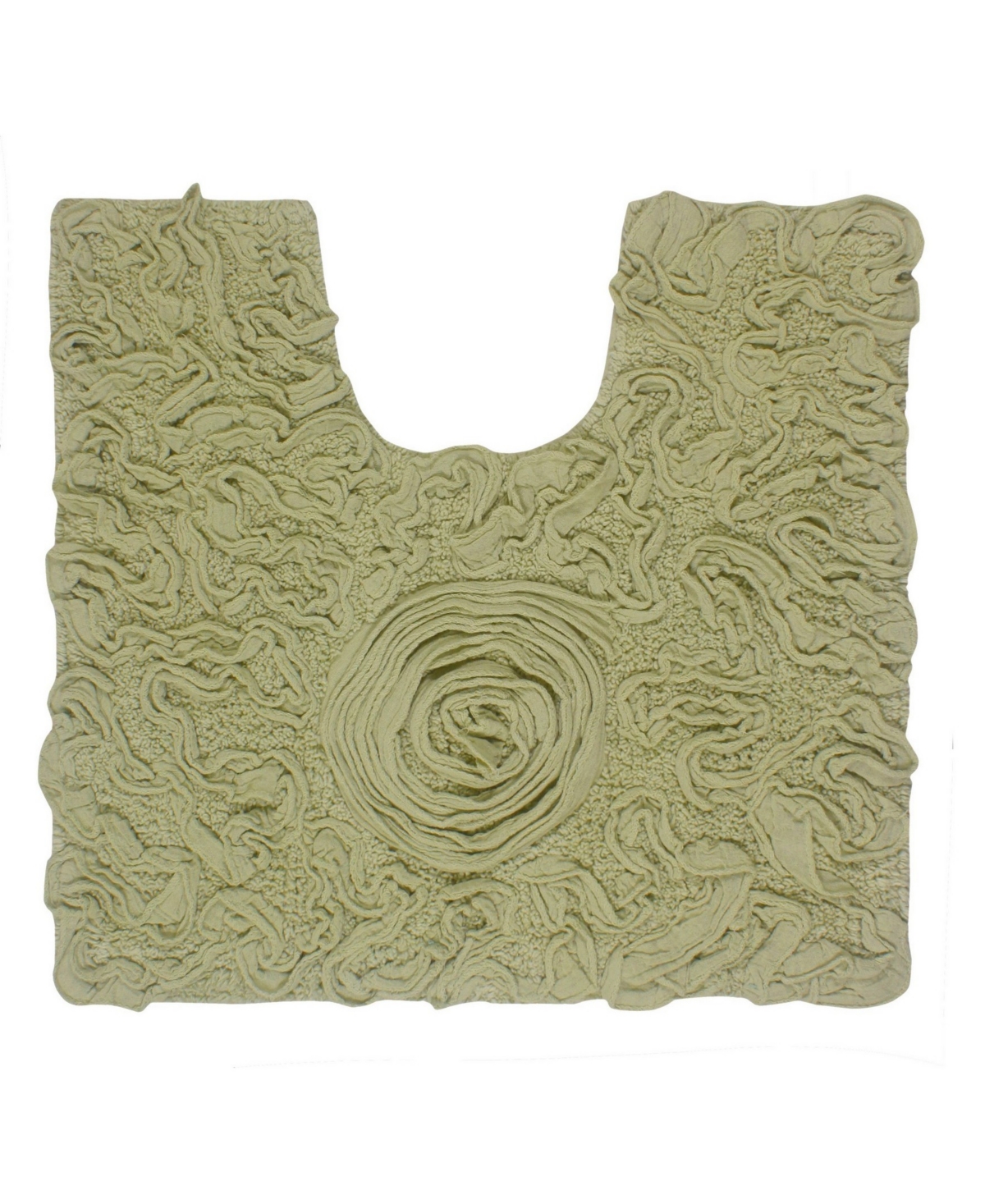 Click here for Home Weavers Bell Flower Bath Rug  20 x 20 - Green prices