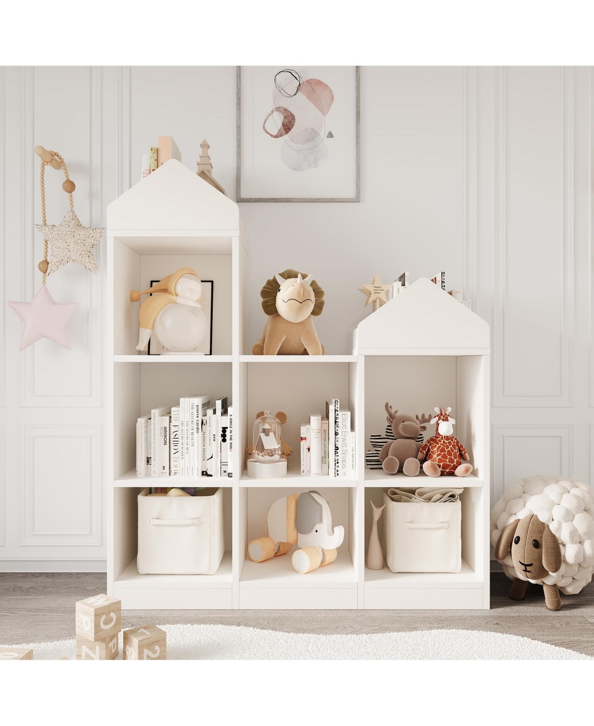 Click here for Gaomon 7-Cubby Kids Bookshelf Bookcase Toddlers Pl... prices