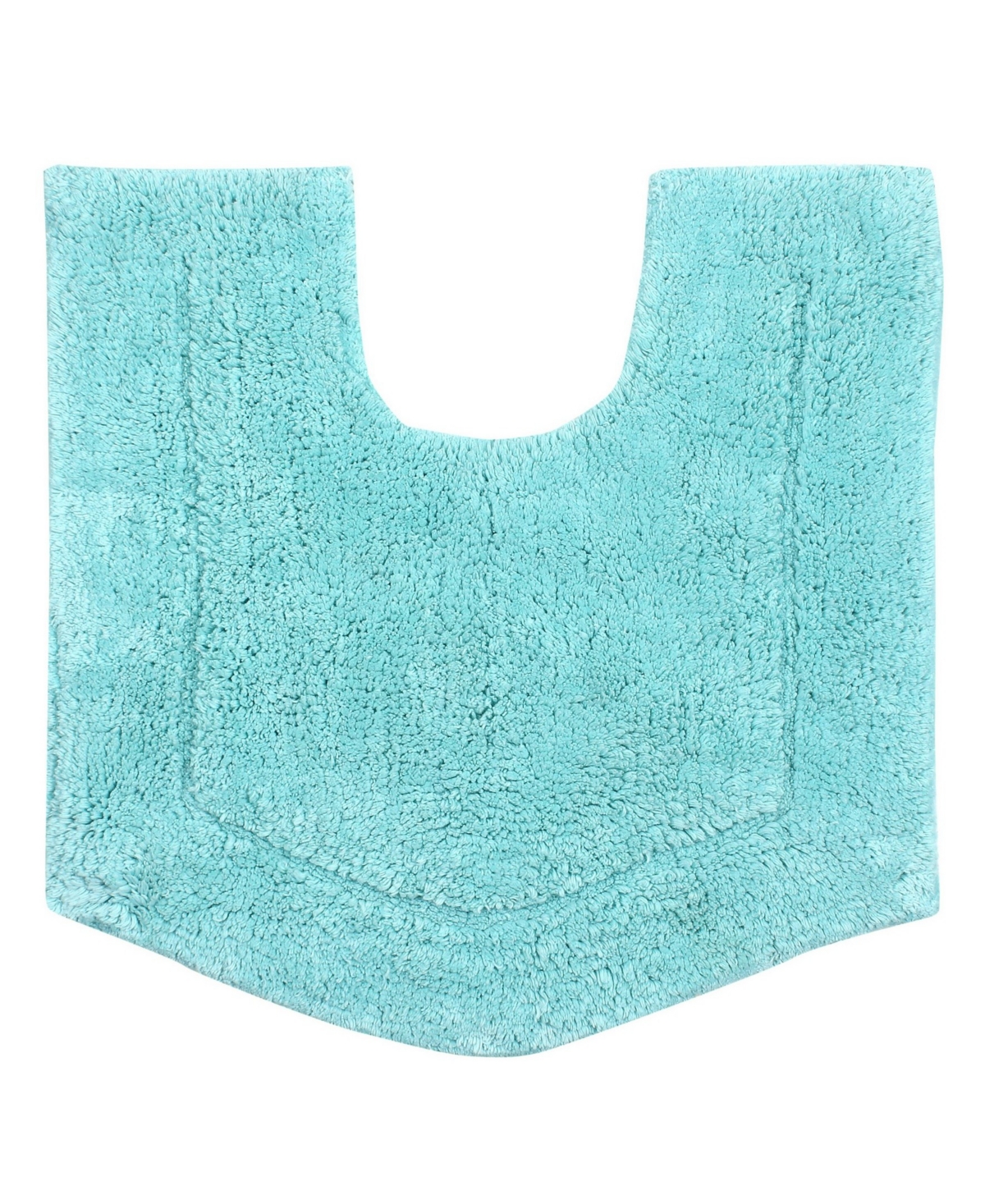 Home Weavers Waterford Contour Bath Rug  20 x 20 - Turquoise