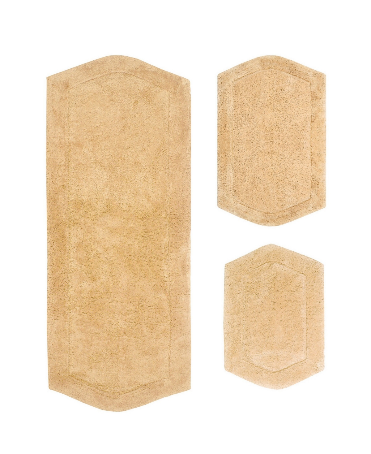Click here for Home Weavers Waterford 3-Pc. Bath Rug Set - Yellow prices