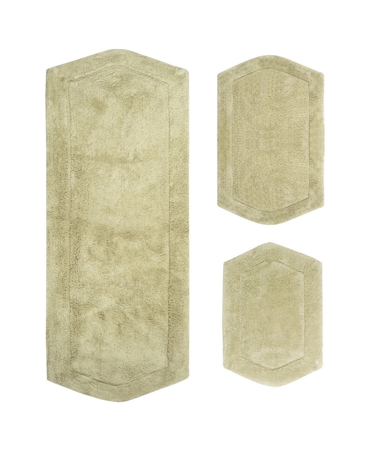 Click here for Home Weavers Waterford 3-Pc. Bath Rug Set - Green prices