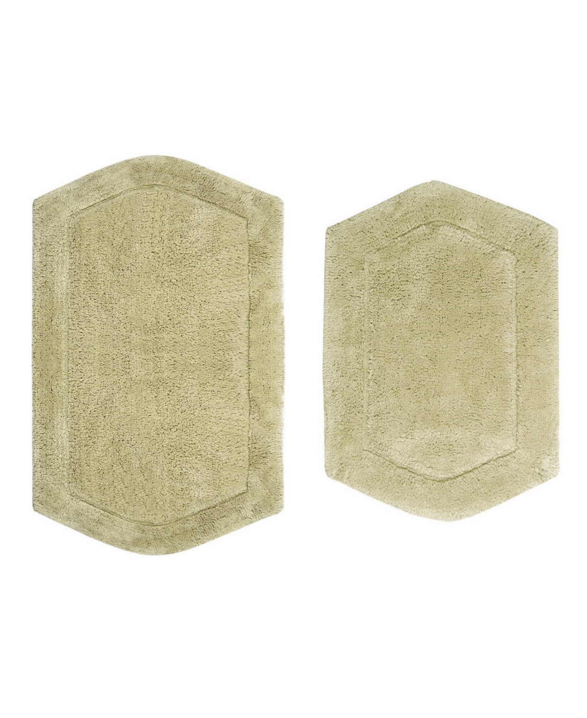 Home Weavers Waterford 2-Pc. Bath Rug Set - Green