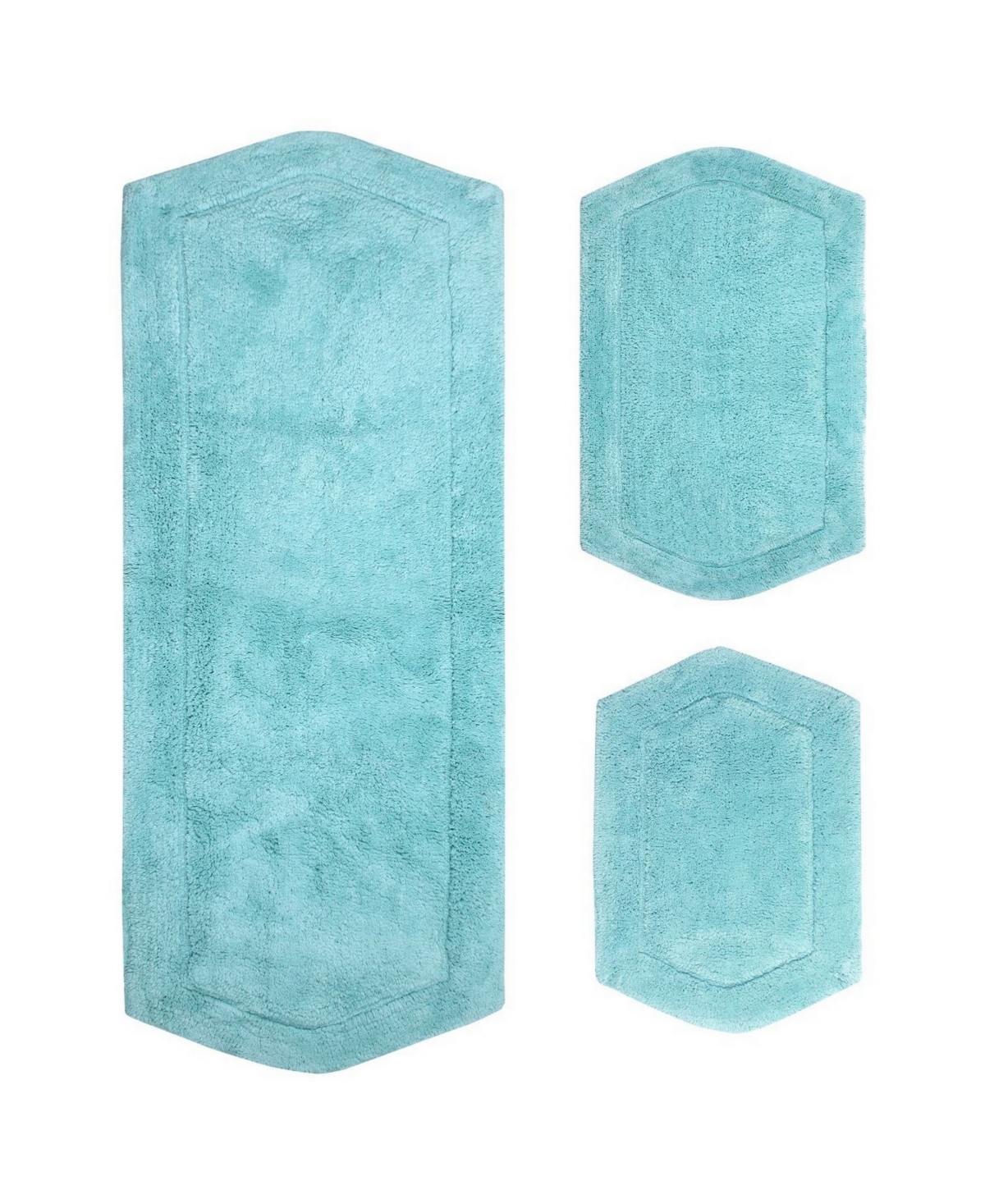 Click here for Home Weavers Waterford 3-Pc. Bath Rug Set - Turquo... prices