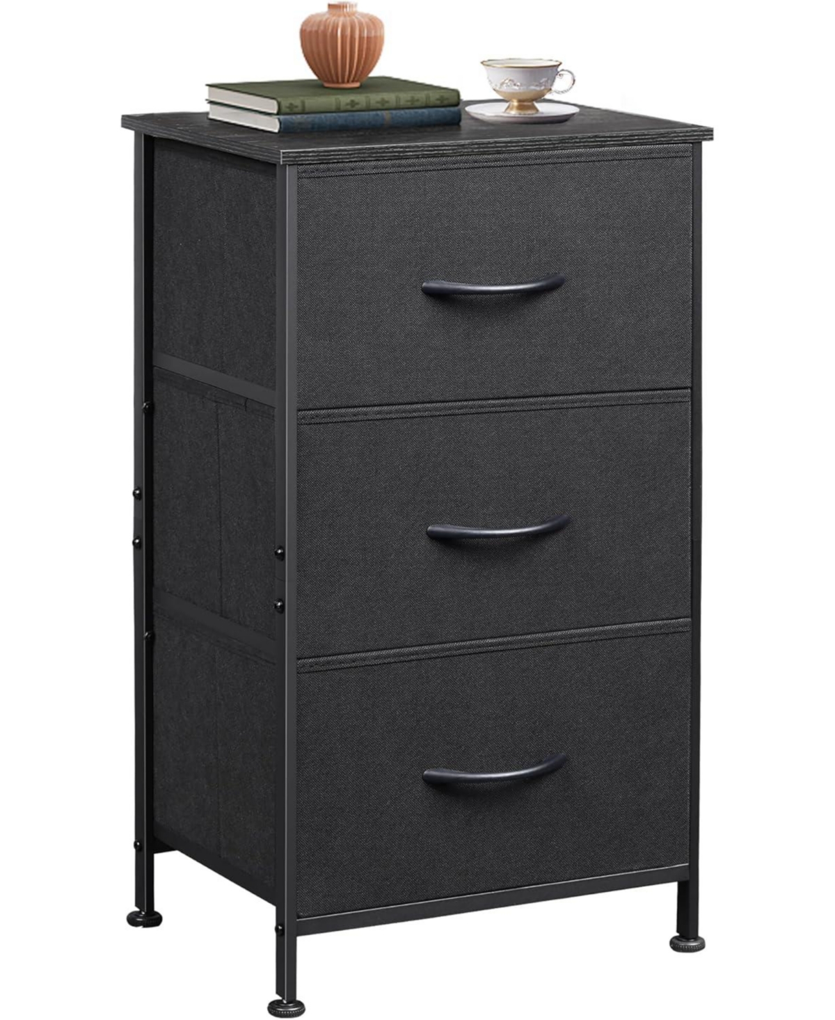Click here for Wlive Dresser with 3 Drawers Fabric Nightstand Org... prices