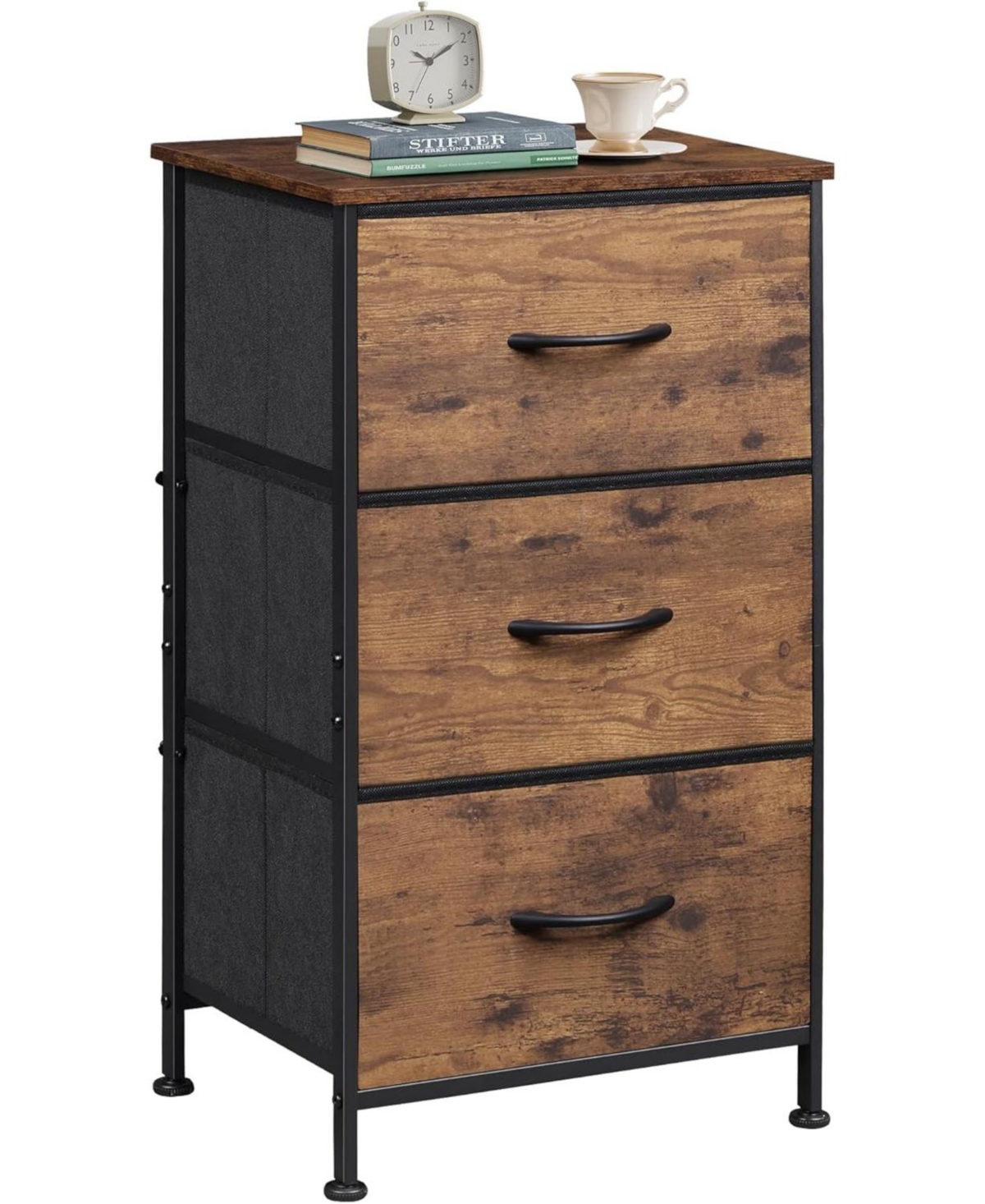 Click here for Wlive Dresser with 3 Drawers Fabric Nightstand Org... prices
