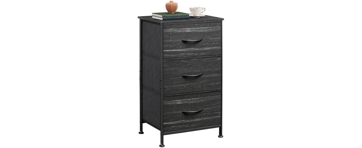 Click here for Wlive Dresser with 3 Drawers Fabric Nightstand Org... prices