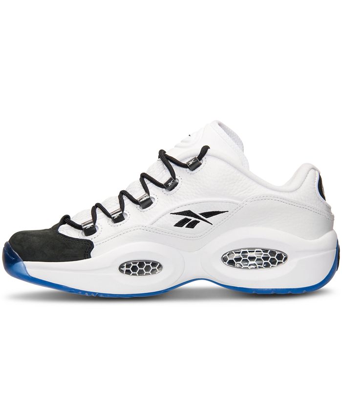 Reebok Men's Question Low Basketball Sneakers from Finish Line - Macy's