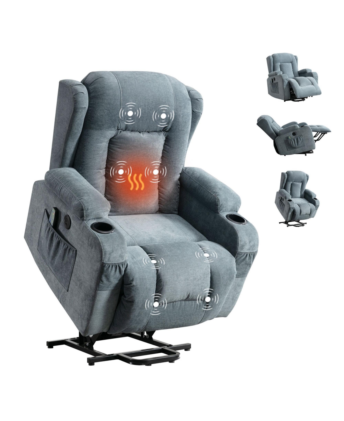 Click here for Power Lift Recliner Chair Recliners with Heat and... prices