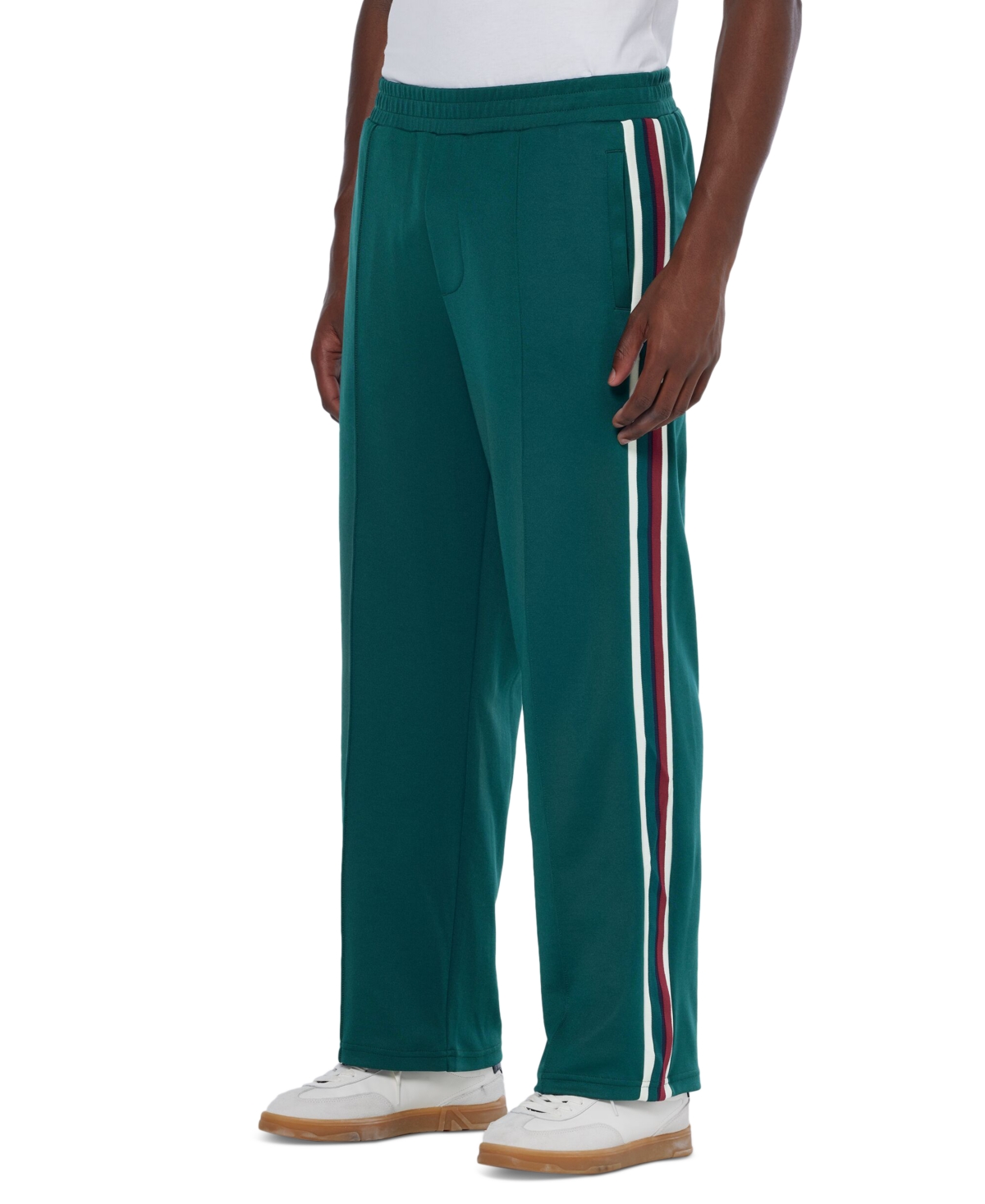 Click here for Scotch & Soda Mens Relaxed Straight-Fit Striped Tr... prices