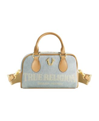 True Religion Denim Logo Mini Satchel Crossbody Bag - Macy's