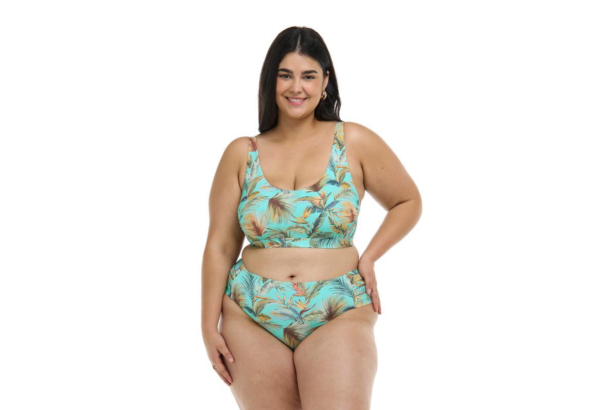 Click here for Body Glove Plus Size Molokini Amore Scoop Top - Se... prices