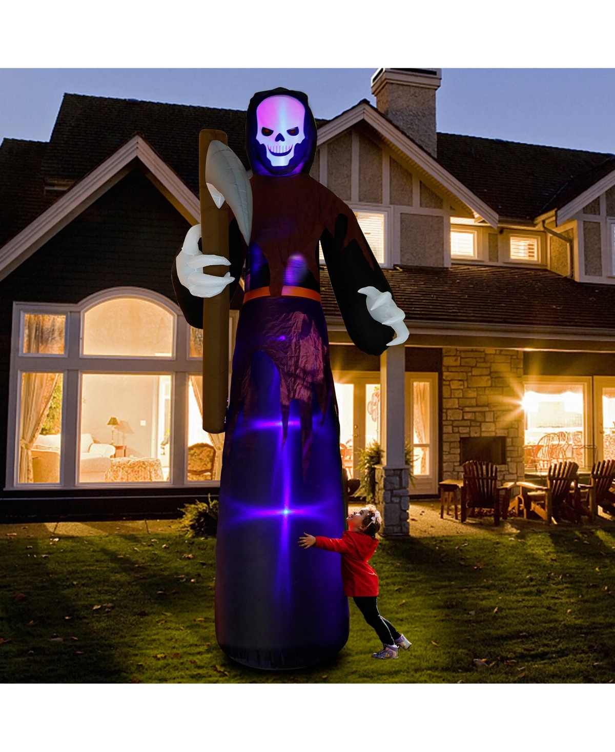 Click here for Twinkle Star Halloween Inflatable Lighted Grim Rea... prices
