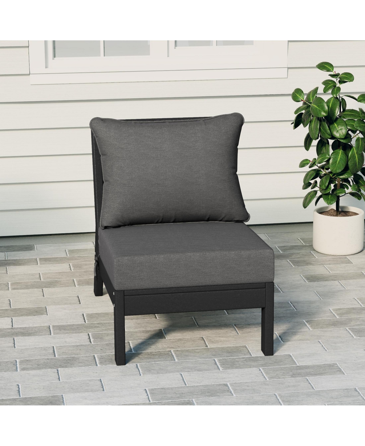 Click here for WestinTrends Outdoor Hdpe Deep Seating Modular Arm... prices