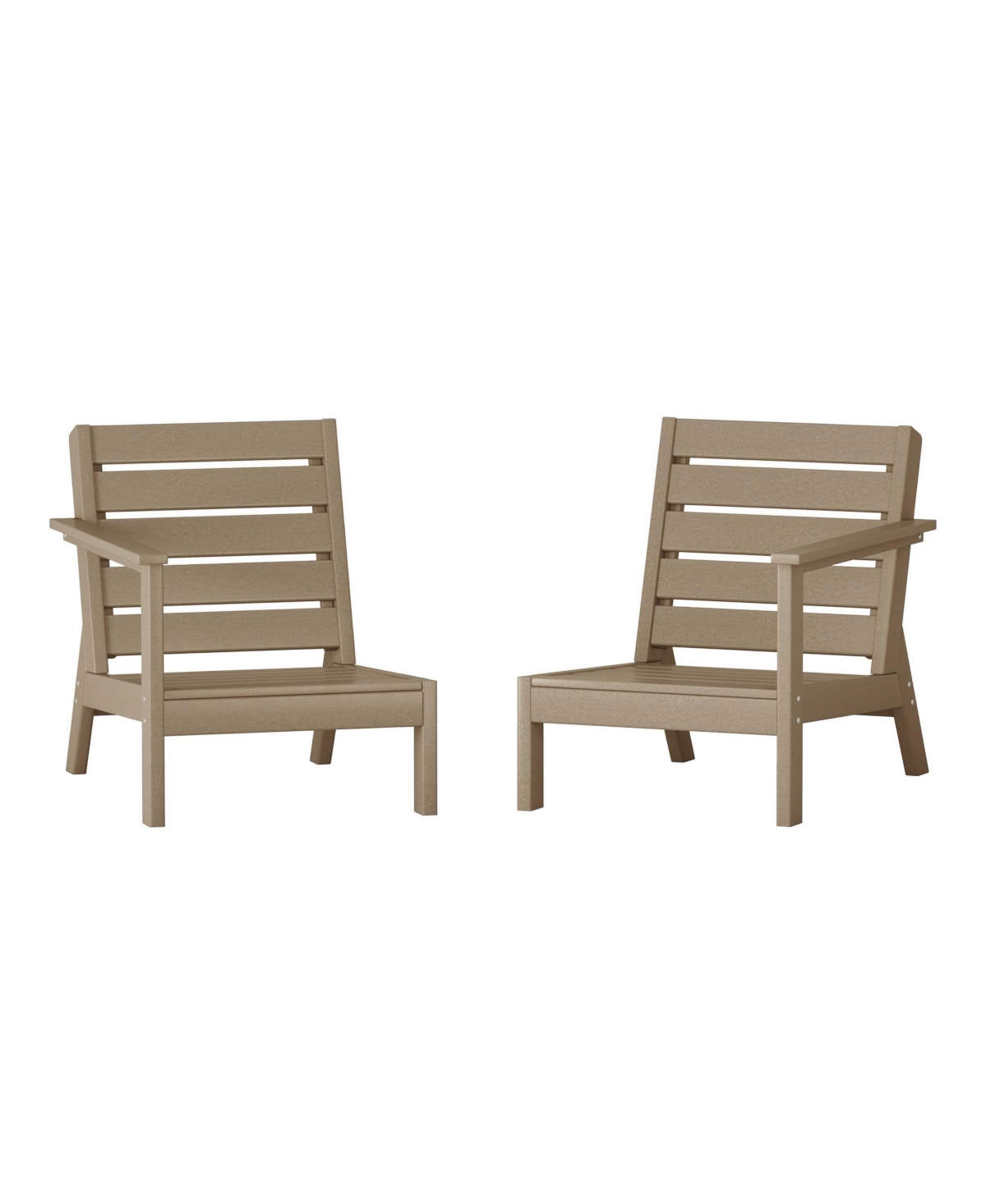 Click here for Outdoor Patio Hdpe Deep Seating Sectional Loveseat... prices