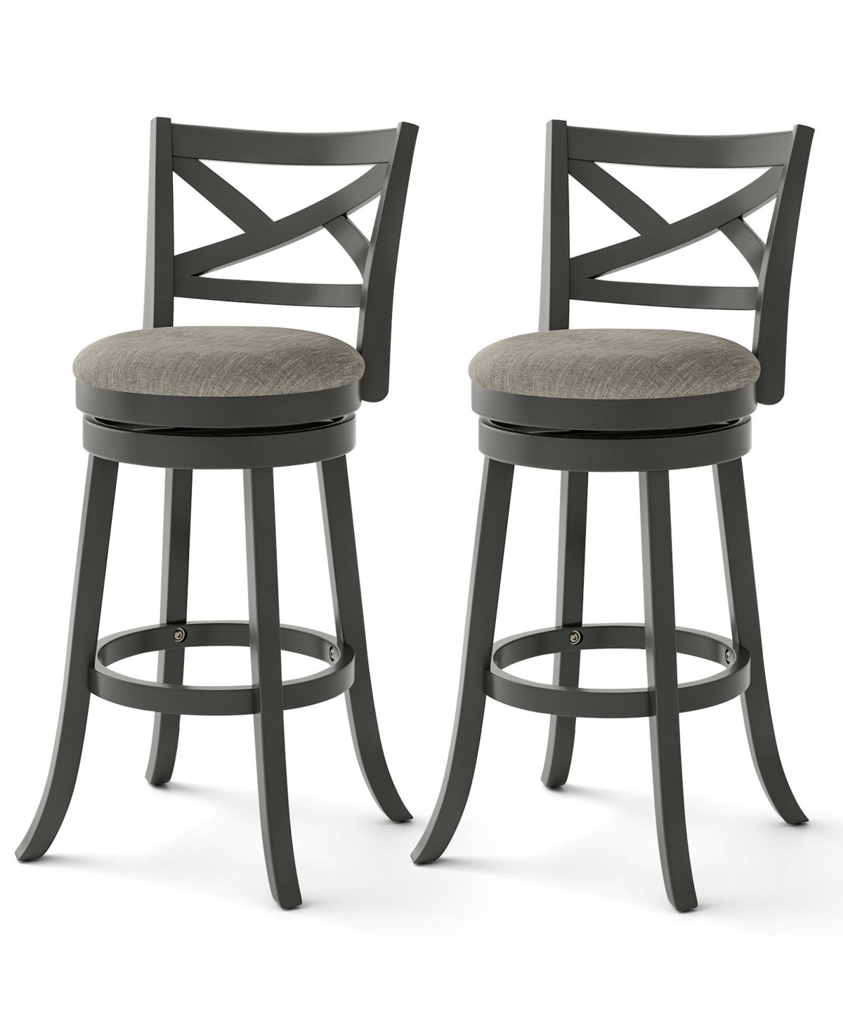 Click here for Gouun 31 Inch Swivel Bar Stools Set of 2 with Holl... prices