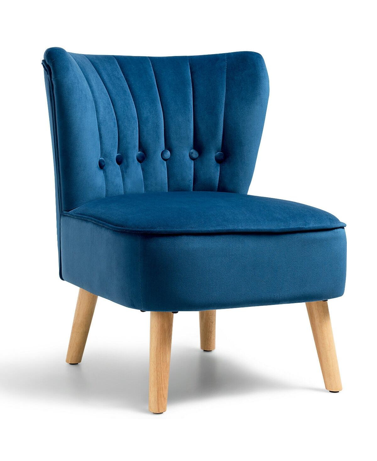 Click here for Gouun Armless Accent Chair Tufted Velvet Leisure C... prices
