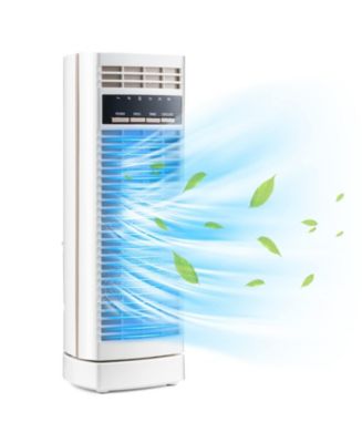 GOUUN 14 Inch Mini Oscillating Tower Fan Electric Desk Fan with 3 Speed ...