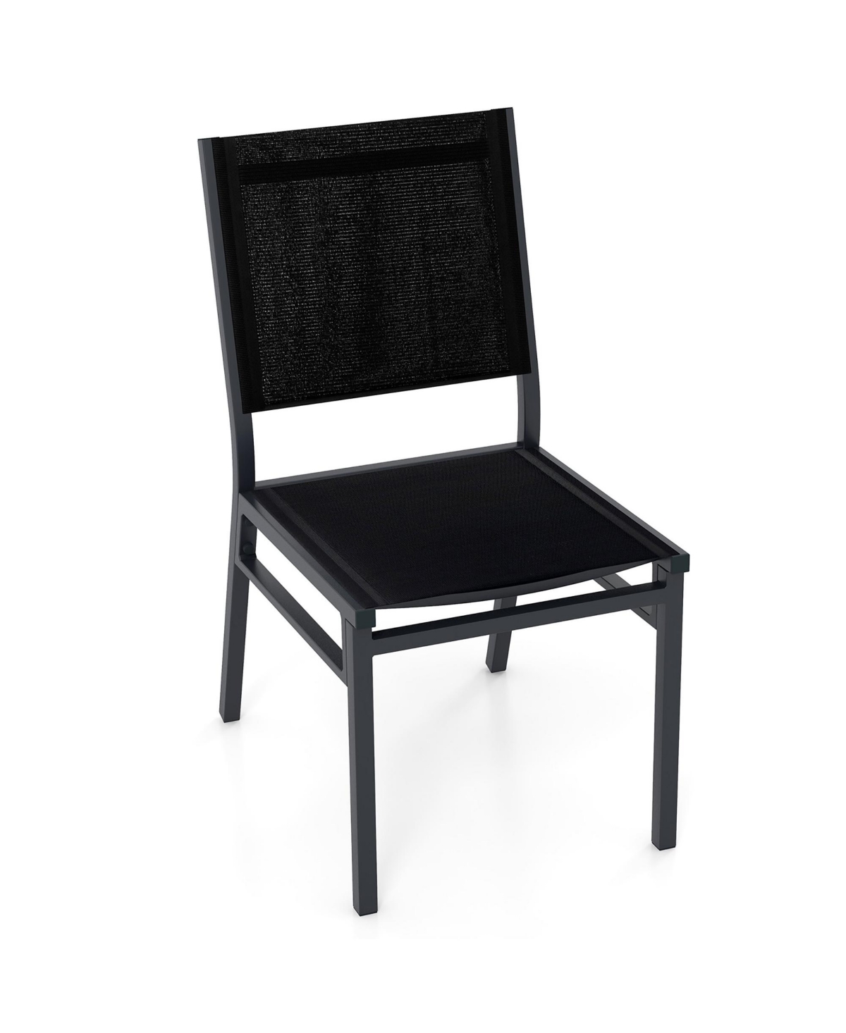 Click here for Gymax Outdoor Dining Chairs w/ Breathable Seat Bac... prices