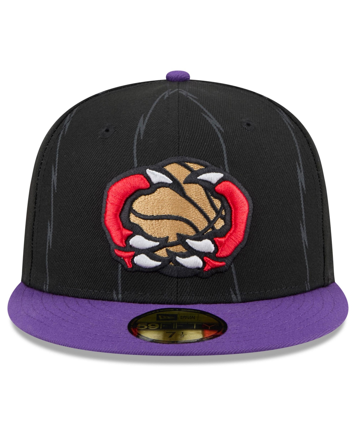 New Era Men's Black Toronto Raptors 2024/25 City Edition 59fifty Fitted ...