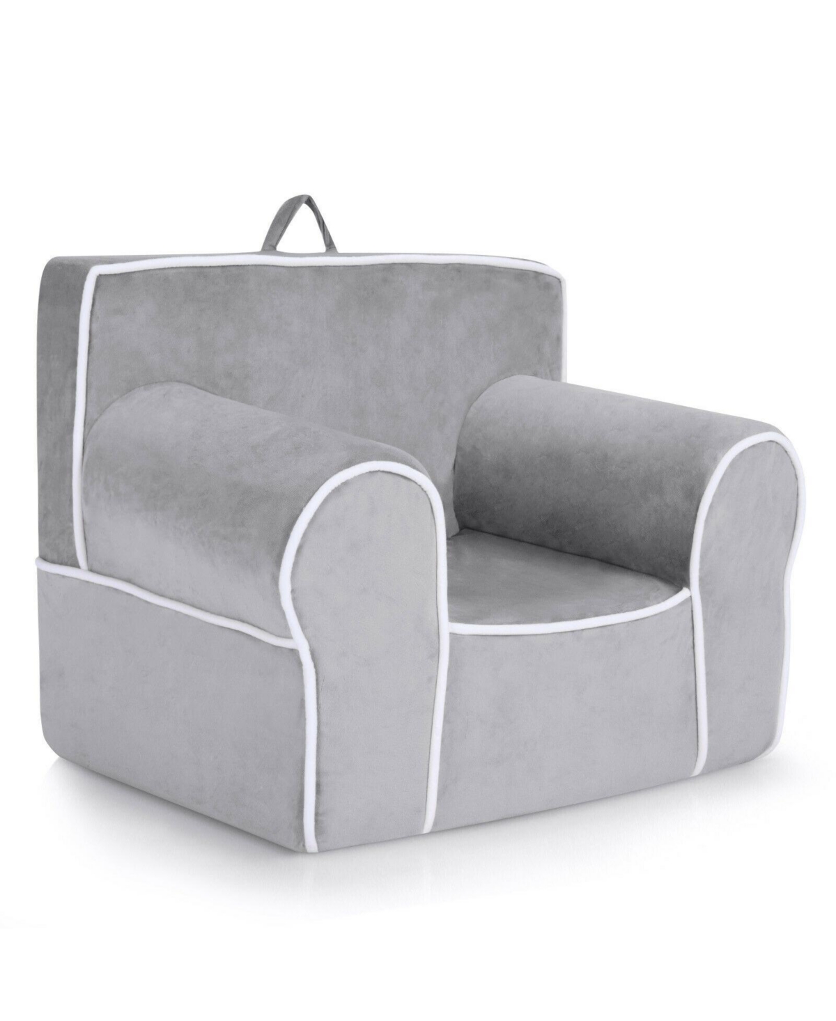 Click here for Gouun Upholstered Kids Sofa with Velvet Fabric and... prices