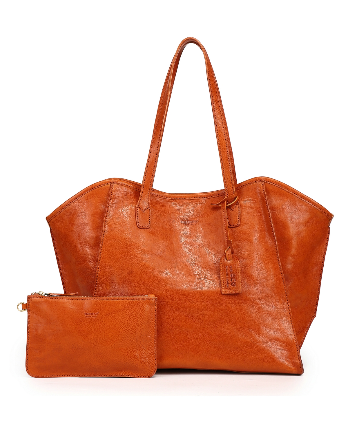 Click here for Old Trend Iris Large Leather Carryall Tote Handbag... prices