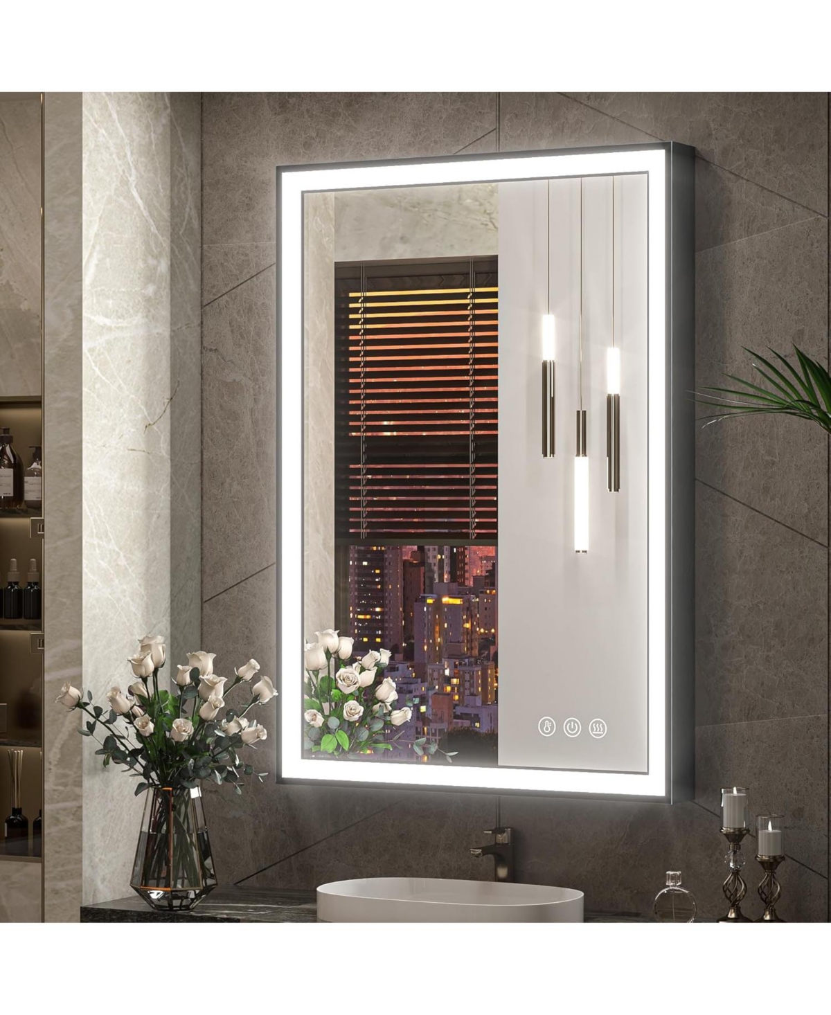 Click here for keonjinn 45° Angled Frontlit Metal Framed Bat... prices