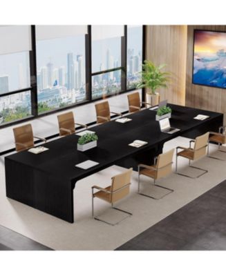 Tribesigns 13FT Conference Table, Large Rectangle Conference Room Table ...