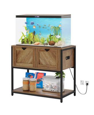 Tribesigns 20-29-37 Gallon Fish Tank Stand with Power Outlets, Large ...