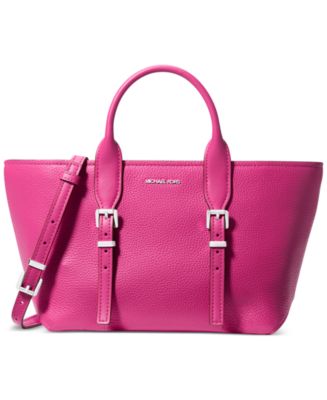MICHAEL Michael Kors Moore Medium Leather Satchel - Macy's