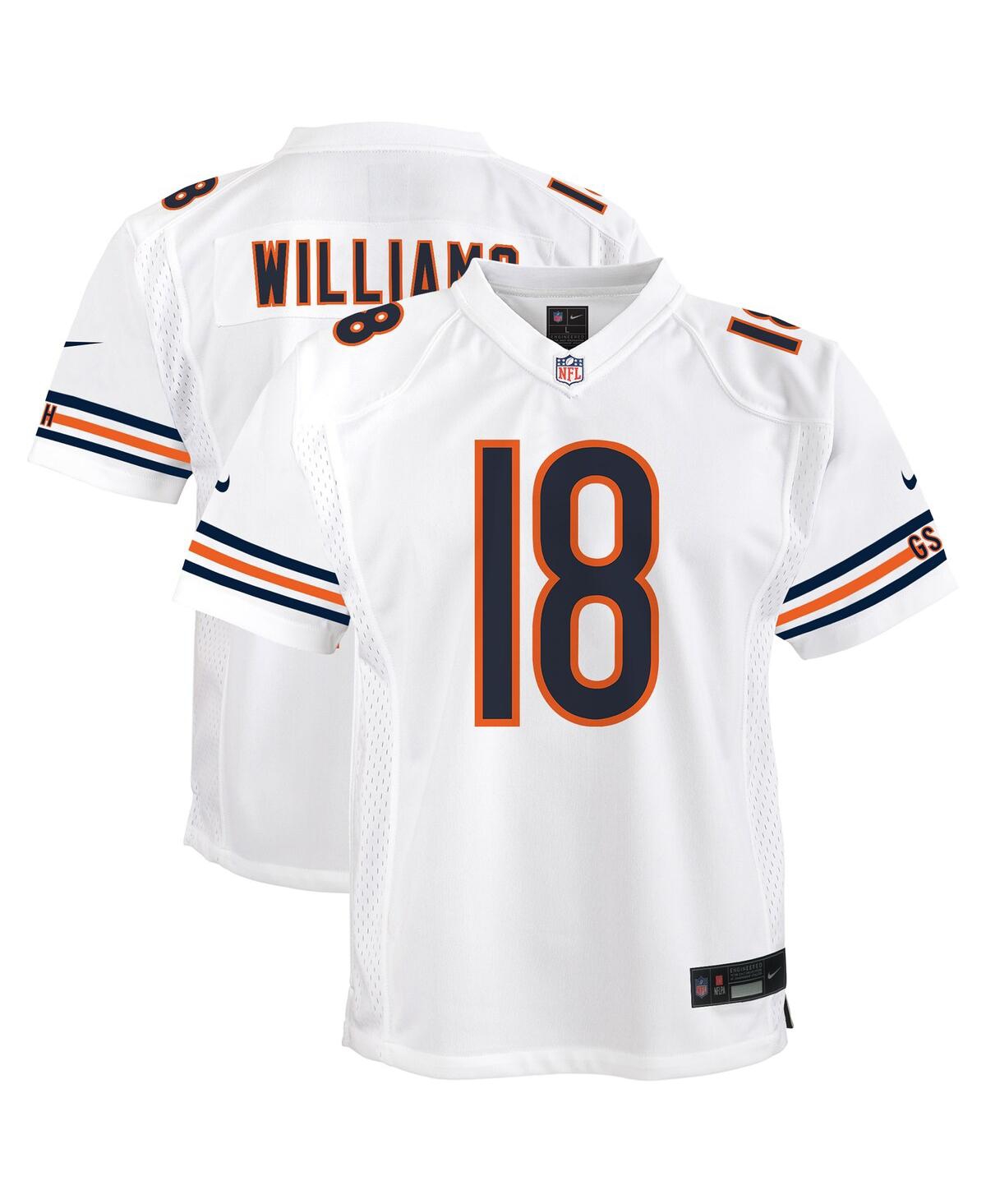 Click here for Nike Big Boys and Girls Caleb Williams White Chica... prices