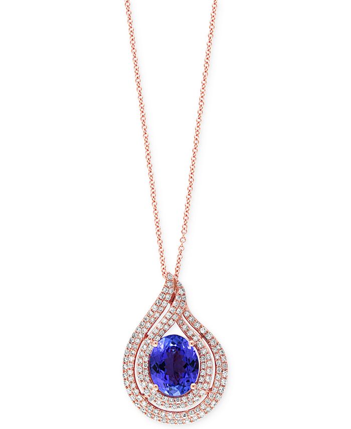EFFY Collection EFFY® Tanzanite (2-5/8 ct. t.w.) and Diamond (1/2 ct. t ...