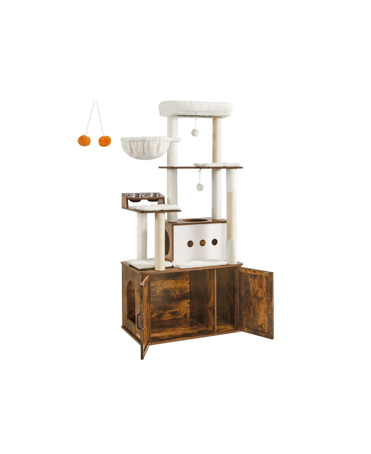 Click here for Slickblue 66.9-Inch Cat Tree Cat Tower with Litter... prices