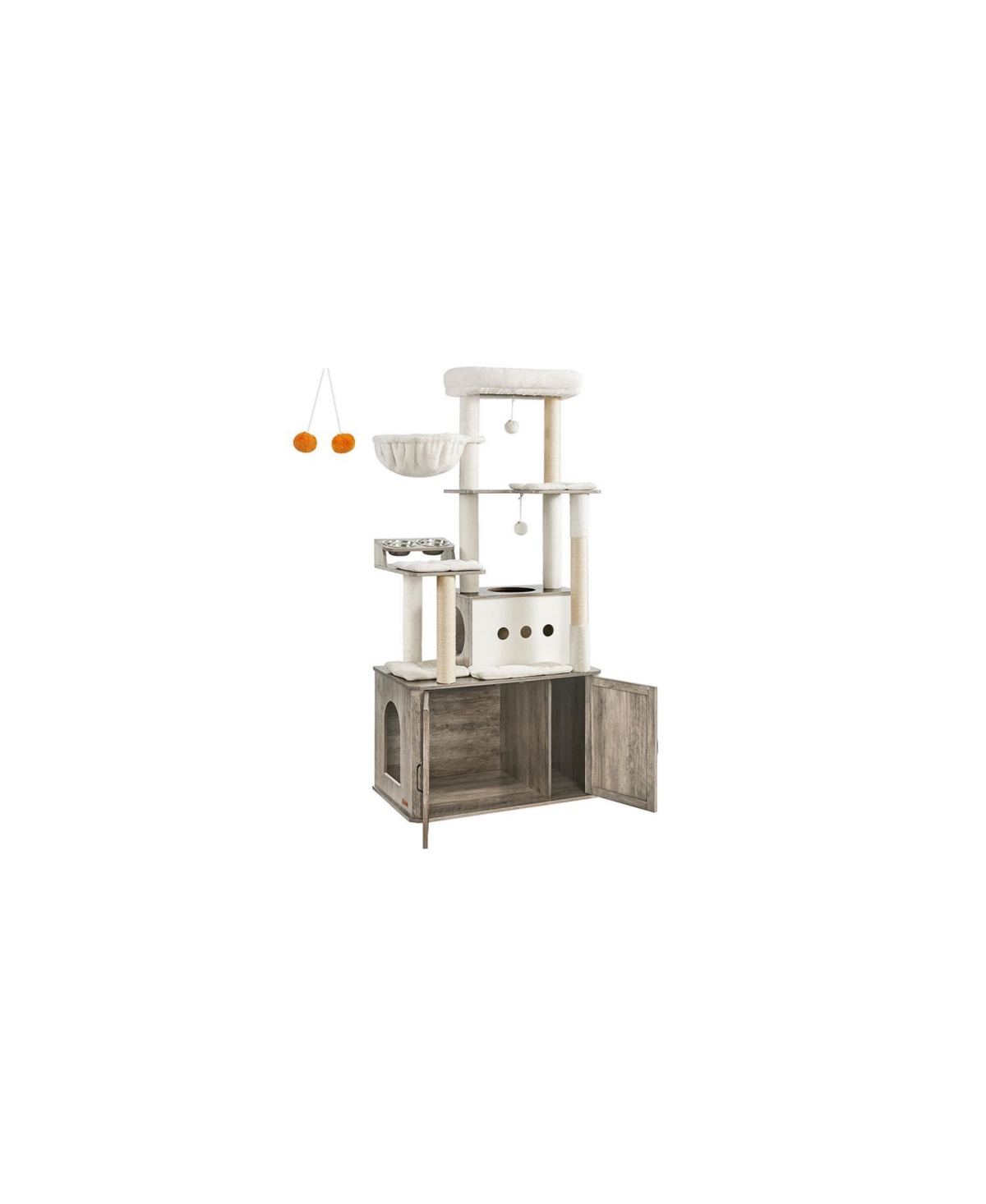 Click here for Slickblue 66.9-Inch Cat Tree Cat Tower with Litter... prices