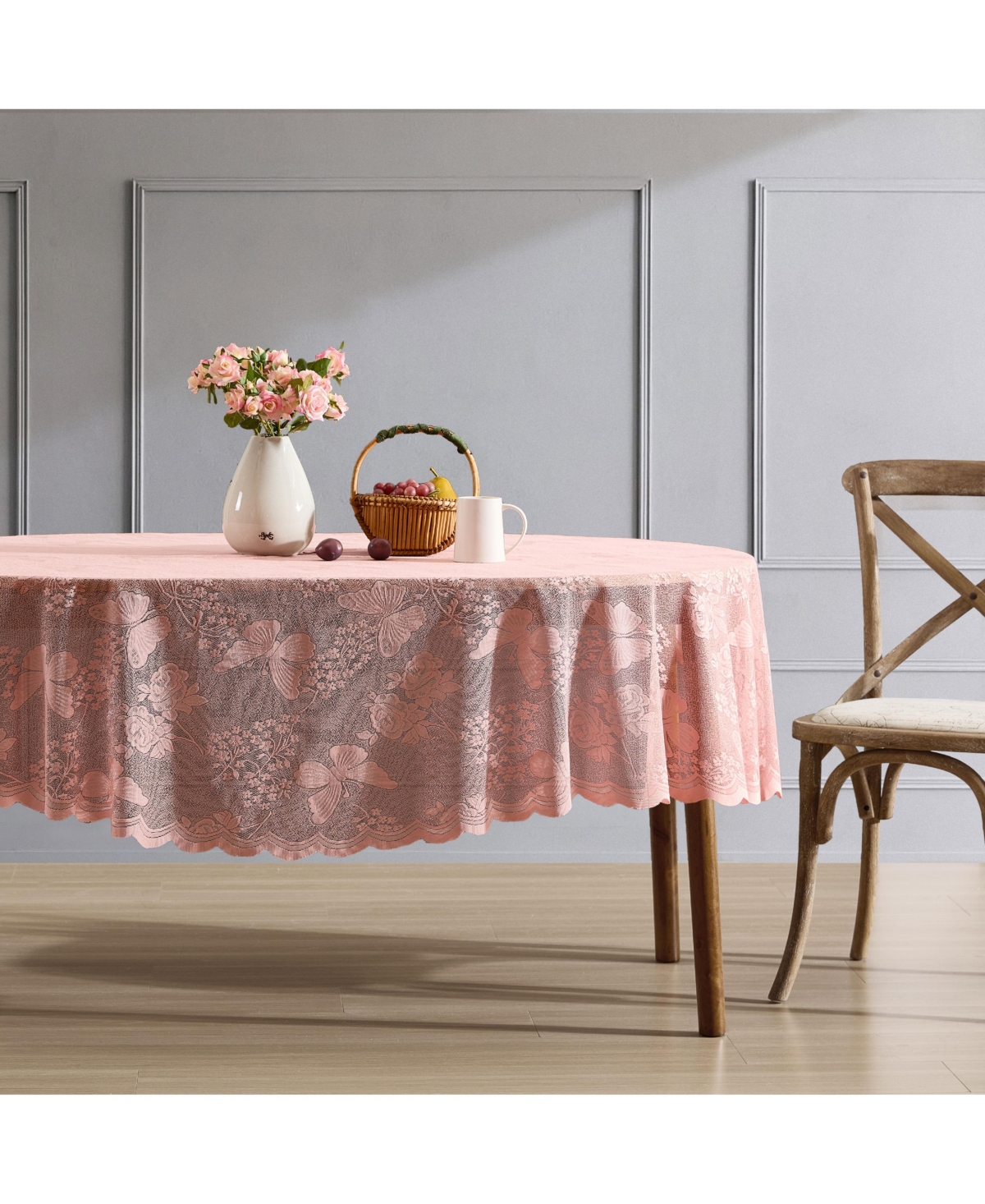 Click here for Hlc.me Butterfly Floral Lace Fabric Tablecloth  La... prices