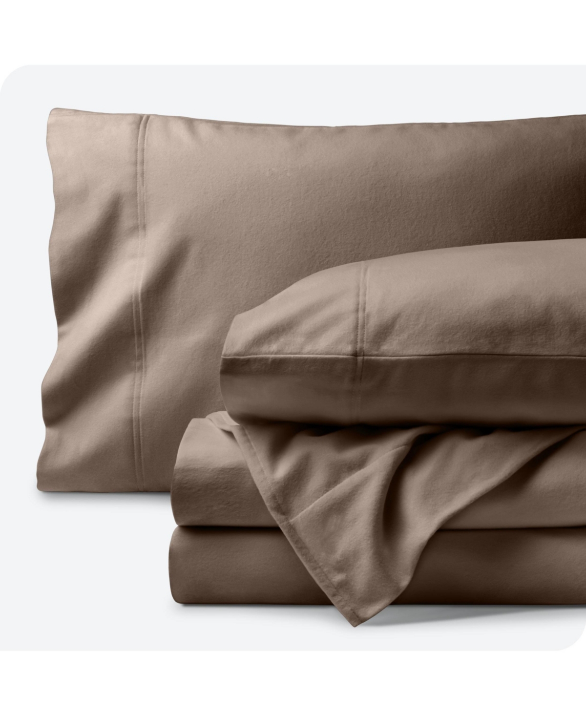 Click here for Bare Home Organic Cotton Flannel Sheet Set - Taupe prices