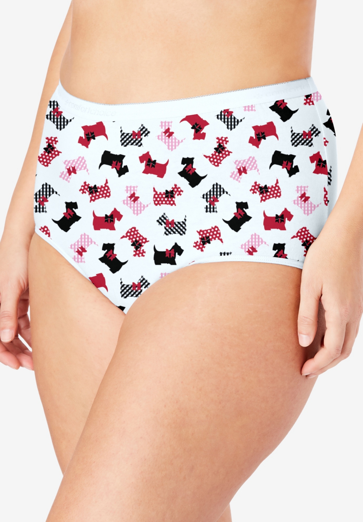 Click here for Comfort Choice Womens Cotton Brief 5-Pack - Scotti... prices