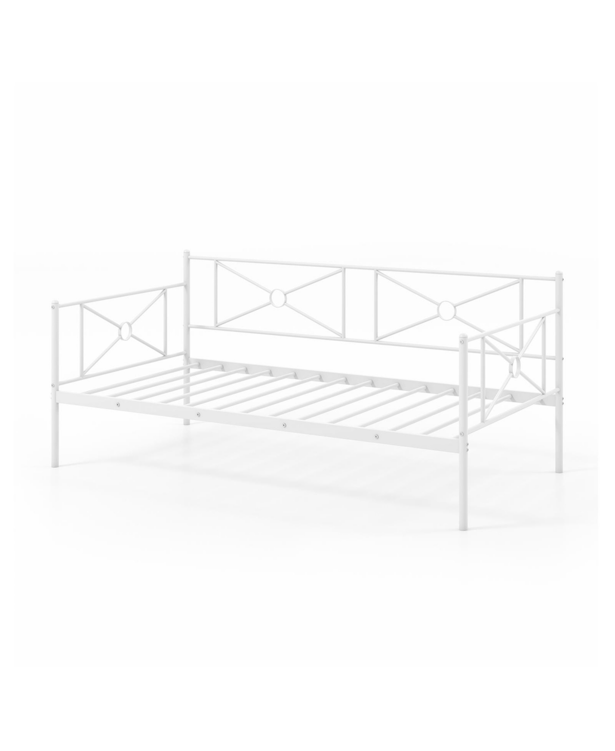 Click here for Gouun Metal Daybed Twin Bed Frame Stable Steel Sla... prices