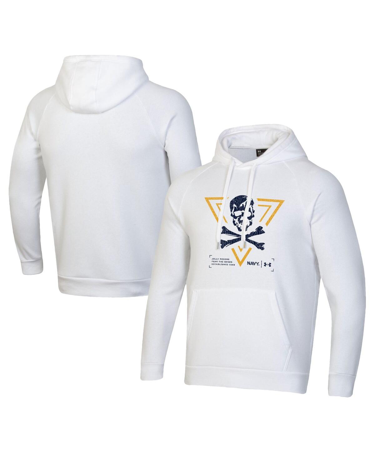 Click here for Under Armour Mens White Navy Midshipmen 2024 Rival... prices