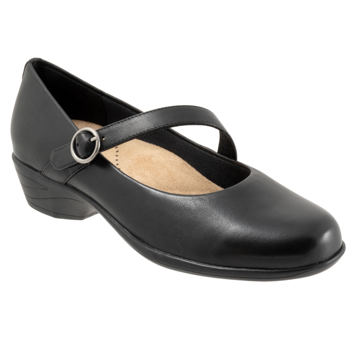 Click here for Trotters Rochelle Flat - Black prices