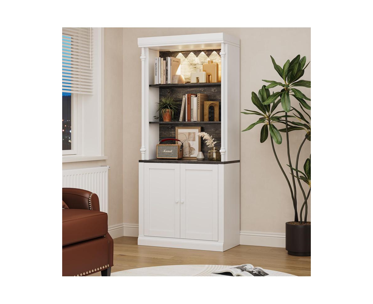 Click here for gaomon Tall Storage Bookcase with 3-Tier Open Shel... prices